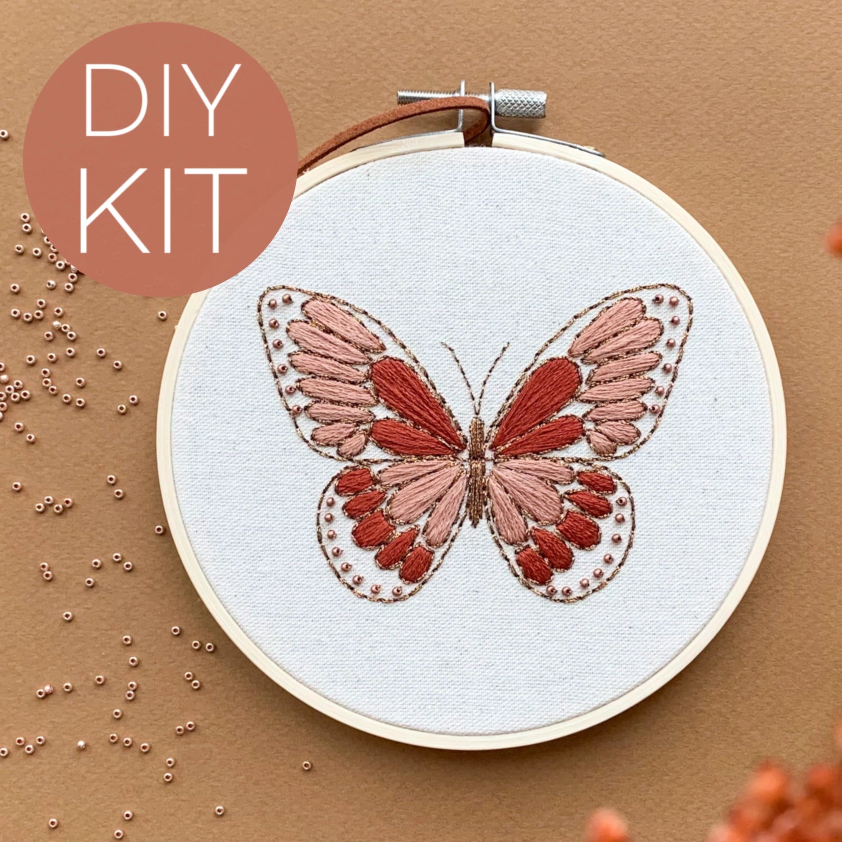 Butterfly Embroidery Frame Butterfly Stamped Embroidery